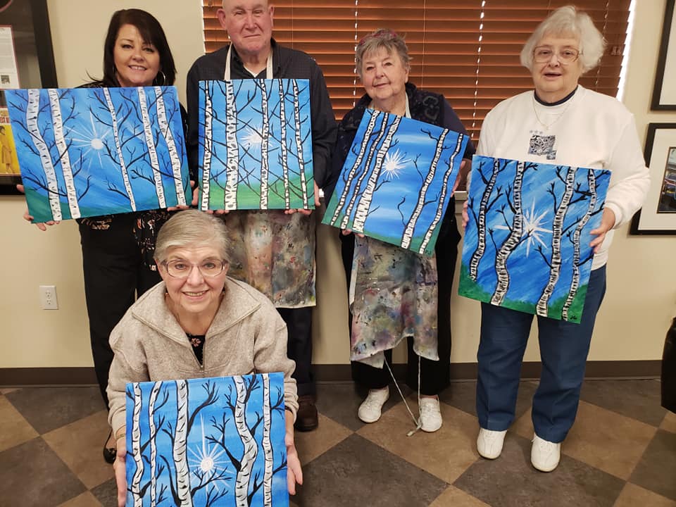 Seniors' Paint-Parties - Serendipities by Dena