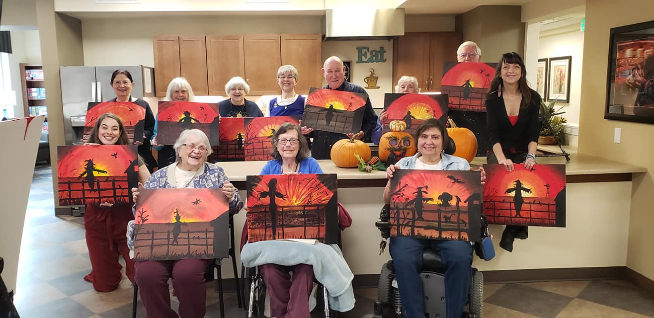 Seniors' Paint-Parties - Serendipities by Dena